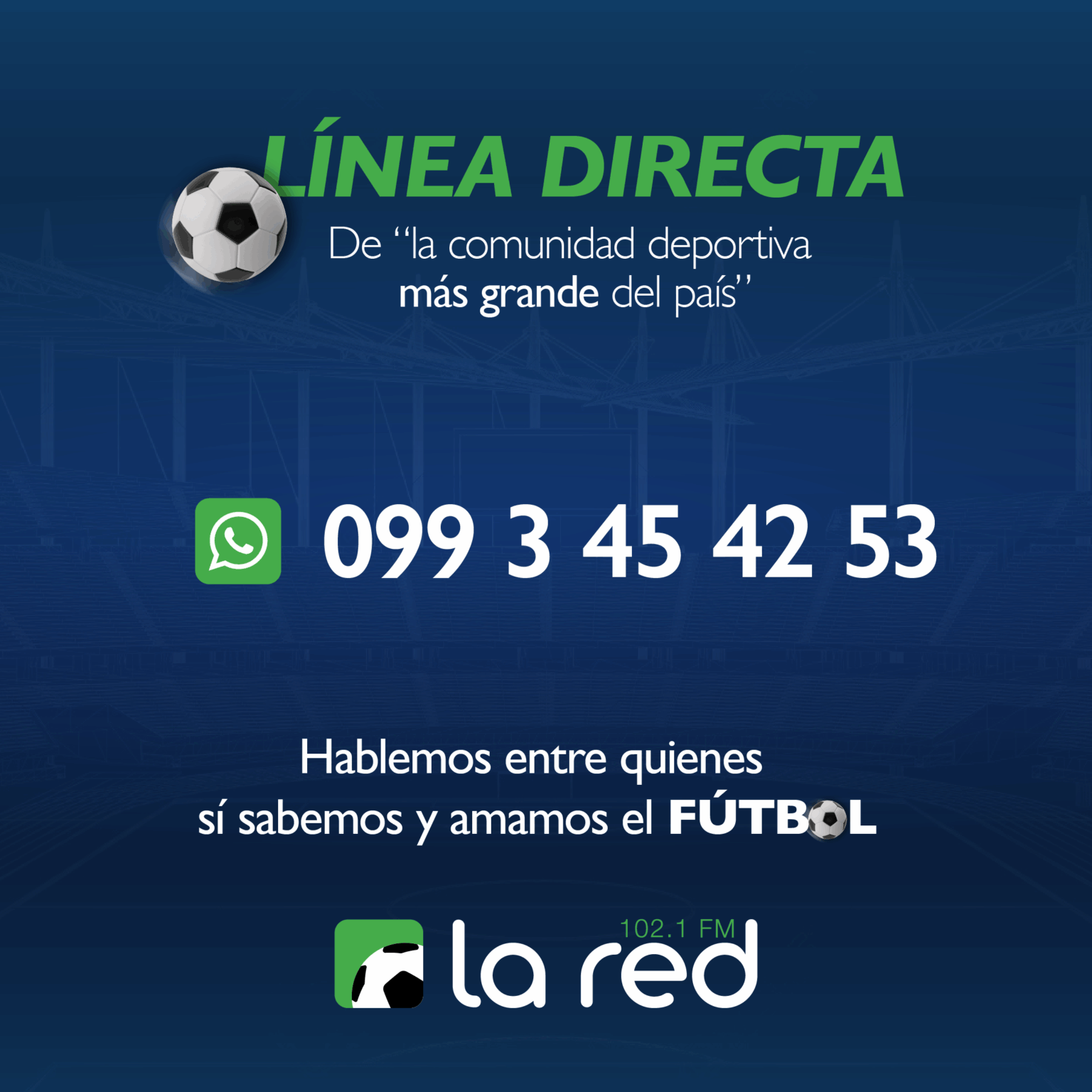 Radio La Red 102.1 FM - Noticias de deporte nacional e internacional